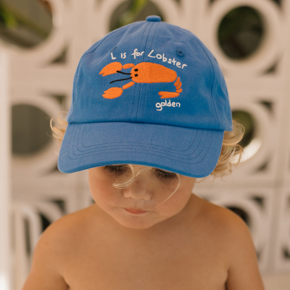 Lobster Deep Sea Kids Cap | Golden Children