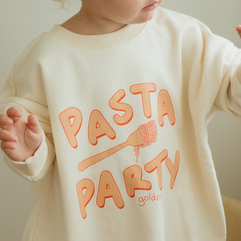 Pasta Party Kids Sweater | Golden Children