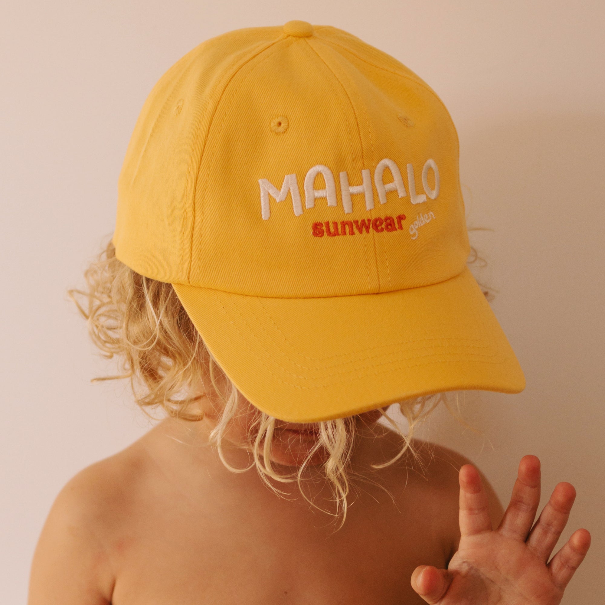 Mahalo Sunshine Kids Cap | Golden Children